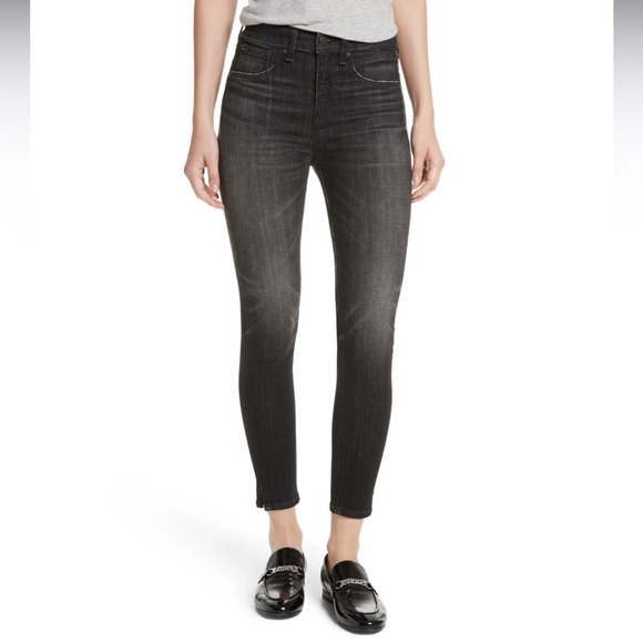 rag & bone | Jeans | Rag Born As Black High Rise Skinny Jeans Size 2526 ...